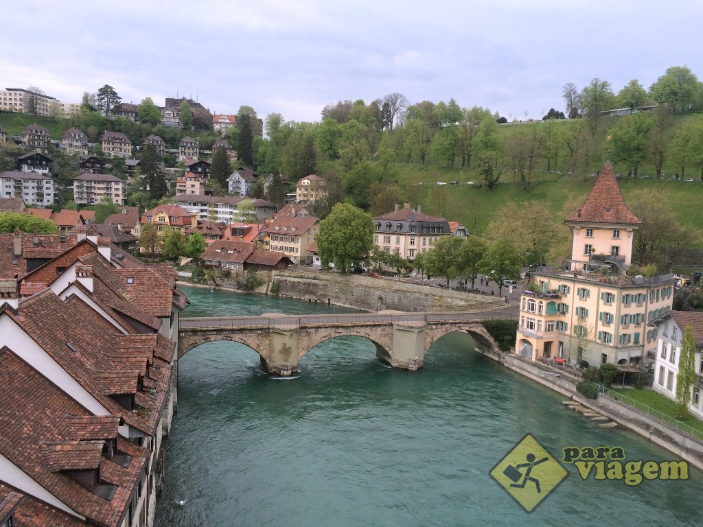 Rio Aar visto da Nydeggbrücke - Para Viagem